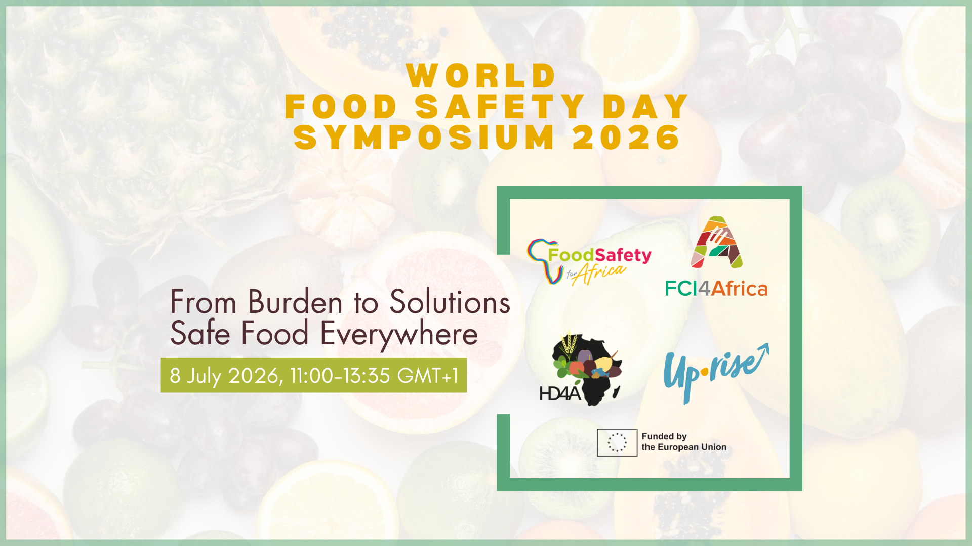 FS4AFRICA joins World Food Safety Day Symposium 2026 - Food Safety for ...